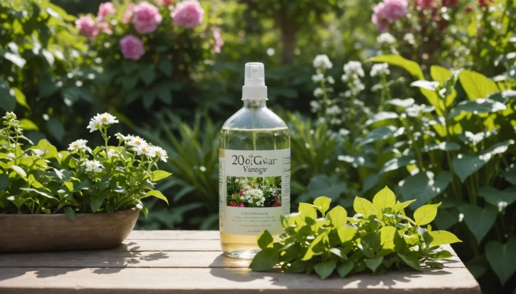 Vinaigre blanc 20° : désherbant naturel pour jardin